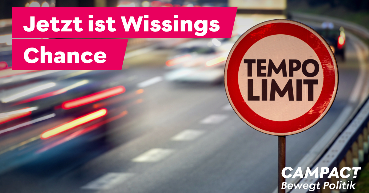 Unterzeichne jetzt für ein Tempolimit | Campact